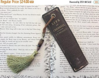 Book spine bookmark | Etsy