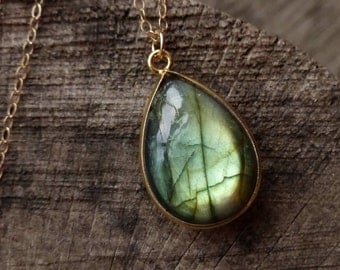 Labradorite pendant | Etsy
