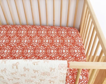 Boho baby bedding | Etsy