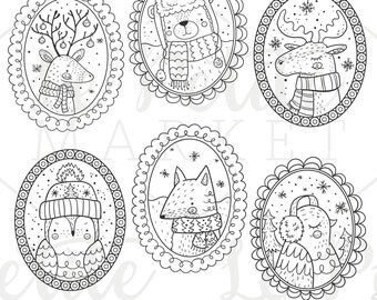 Doodle dibujados a mano helados y paletas por LePetiteMarket