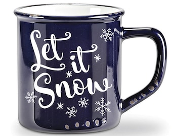 Snowflake mug | Etsy