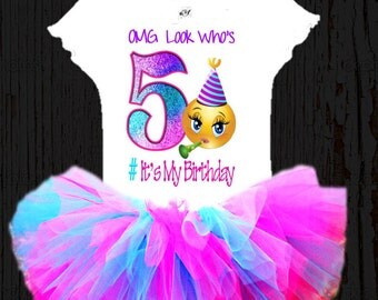 Emoji tutu dress | Etsy