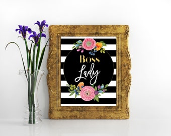 Boss lady sign | Etsy