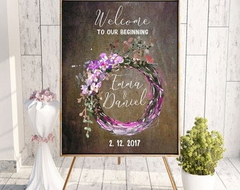 Rustic purple decor | Etsy