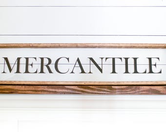 Mercantile sign | Etsy