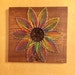 String Art / Nail and String Art / Flower / Flowers / Home