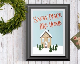 Snow place like home | Etsy
