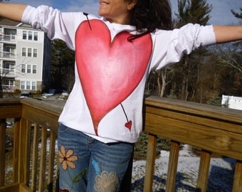 Heart t shirt | Etsy