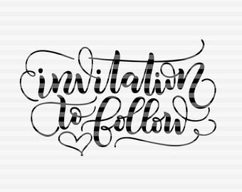 Invitation to follow | Etsy