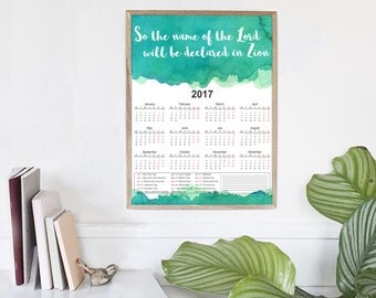 Bible verse calendar | Etsy