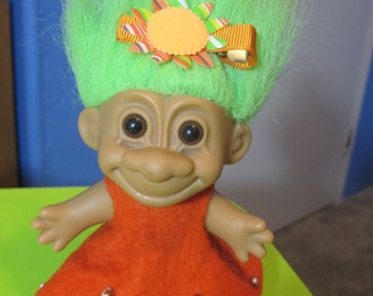 Orange hair troll | Etsy