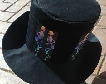 Skeleton top hat | Etsy
