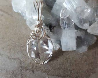 Herkimer Diamond and Sterling Silver Ring