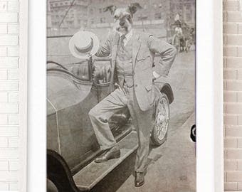 Schnauzer art | Etsy