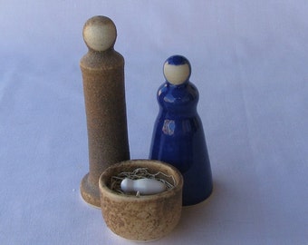 Ceramic nativity set | Etsy