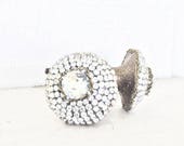 Upcycled vintage bottles and furniture knobs by Annahbellee