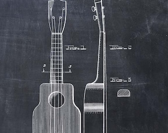 Ukulele poster | Etsy