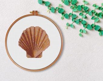 Sea shell cross | Etsy