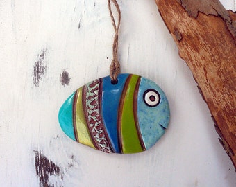 Pottery fish | Etsy