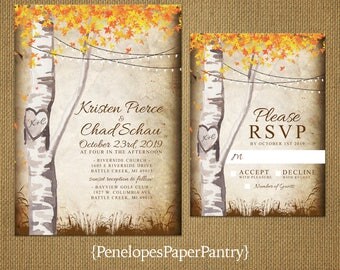 Rustic fall wedding | Etsy