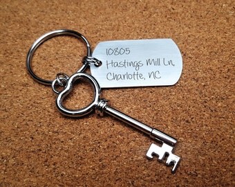 Handwritten Key Chain Your Handwriting keychain by ThinkOnlyYou
