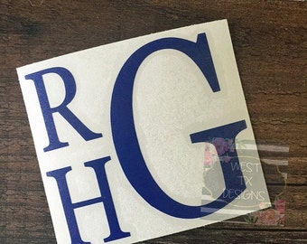 Masculine monogram | Etsy