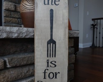 Rustic kitchen sign | Etsy