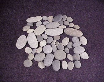 Flat beach stones | Etsy