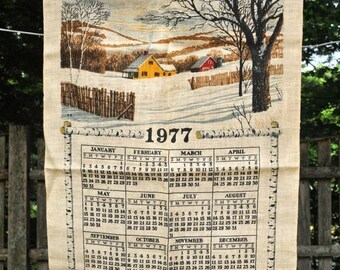 1977 calendar | Etsy