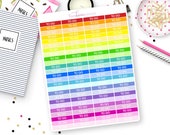 44 Work Schedule Planner Stickers for Erin Condren Life