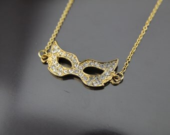 Gold masquerade mask | Etsy