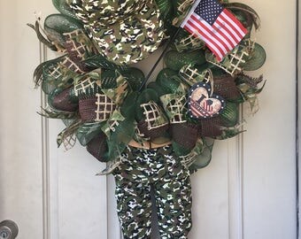 Veterans day wreath | Etsy