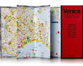 Venice map | Etsy