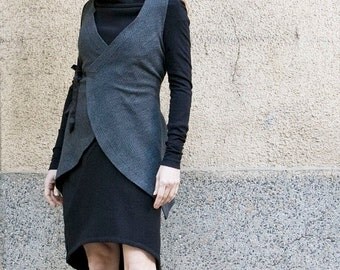 Asymmetric jacket | Etsy