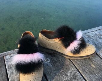 Fur shoes | Etsy