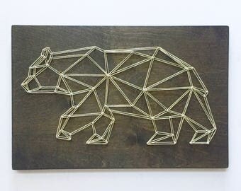 Bear string art | Etsy