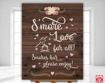 Smore love sign | Etsy