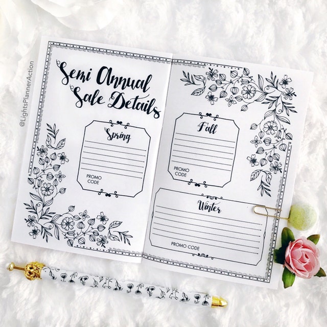 Functional & Fancy Planner Inserts by LightsPlannerAction on Etsy