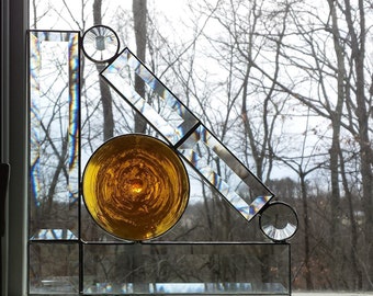 Stained glass corner | Etsy