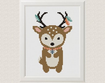 Point de croix moderne | Etsy