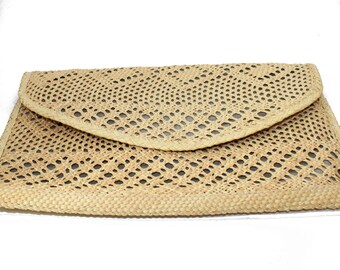 Rattan clutch | Etsy