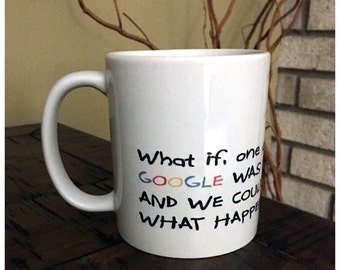 Google coffee mug | Etsy