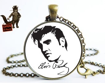 Unique elvis necklace related items | Etsy