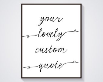 Hand lettered quotes | Etsy