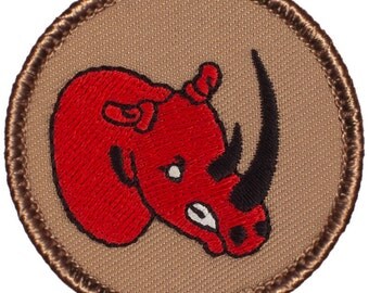 Rhino patch | Etsy
