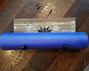 Yoga mat wall holder | Etsy