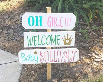 Baby yard sign | Etsy