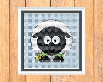 Sheep cross stitch | Etsy