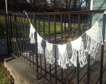 Macrame valance | Etsy