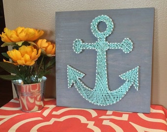 Anchor string art | Etsy